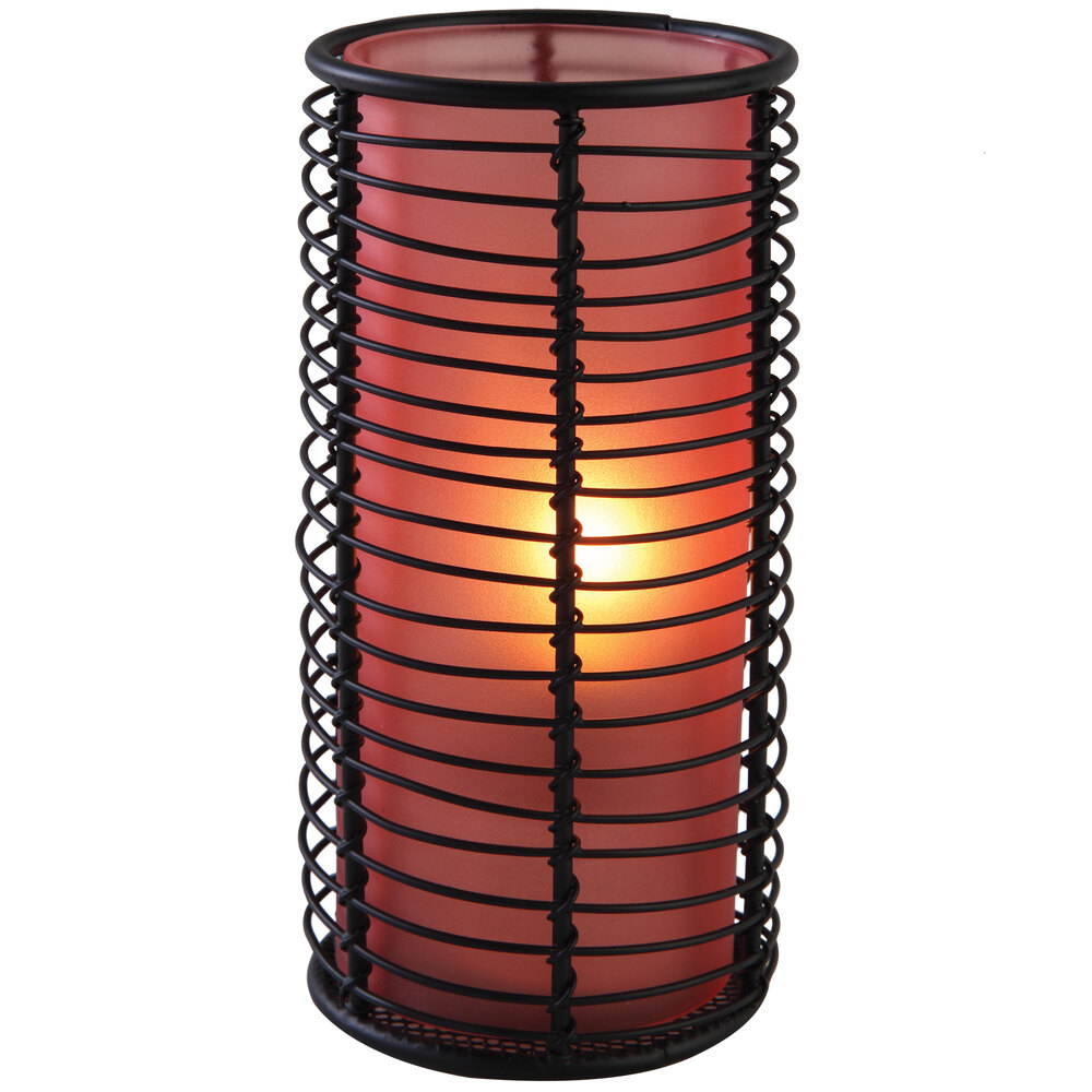Sterno 80356 Brandy 6" Orange Frost Lamp