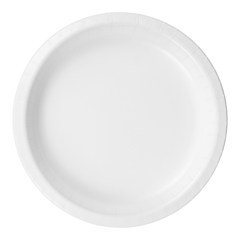 Creative Converting 47000B 9" White Paper Plate - 24/Pack