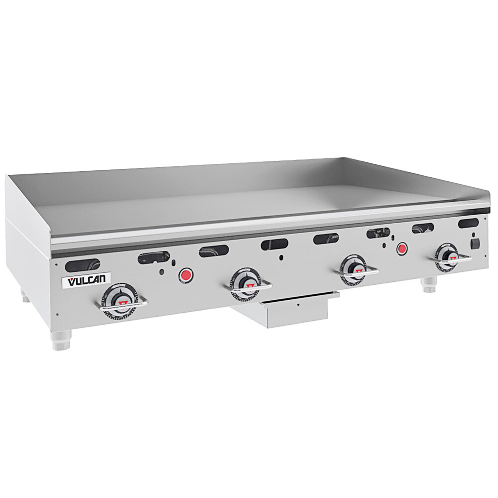 Vulcan MSA48-102 48" Countertop Liquid Propane Griddle with Snap Action ...