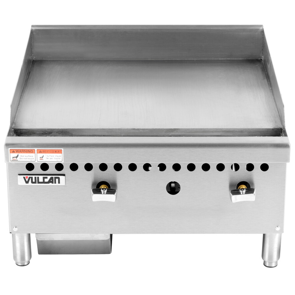 Vulcan VCRG24-M1 Natural Gas 24" Countertop Griddle with Manual ...