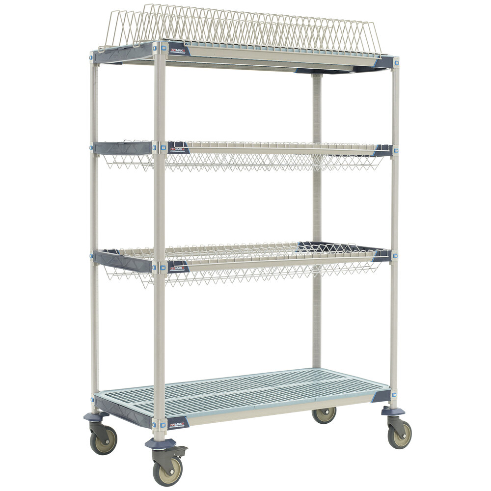 Metro PR48VX3 MetroMax i Mobile 26" x 50" Drying Rack Shelf Kit with 63 ...