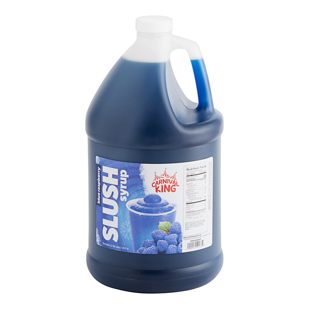 Carnival King Blue Raspberry Slushy Syrup (1 Gallon)