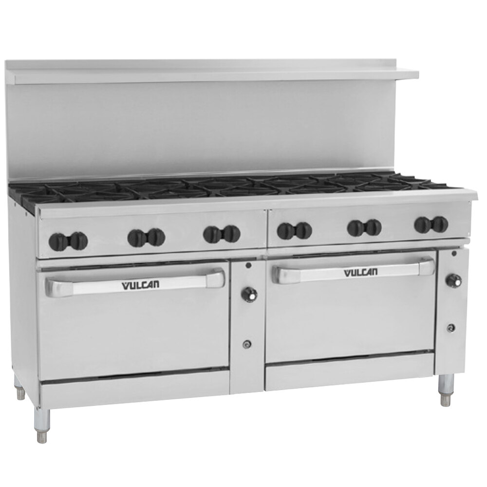 Vulcan 72CC-12BN Endurance 12 Burner Natural Gas Range with 2 ...
