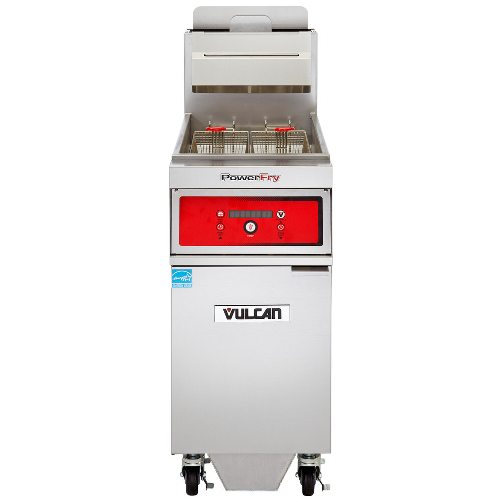Vulcan 1VK45DF-2 PowerFry5 45-50 lb. Liquid Propane Floor Fryer with ...