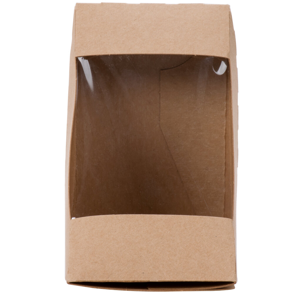 Triangle Wedge Sandwich Box (w/ Clear Display Window)