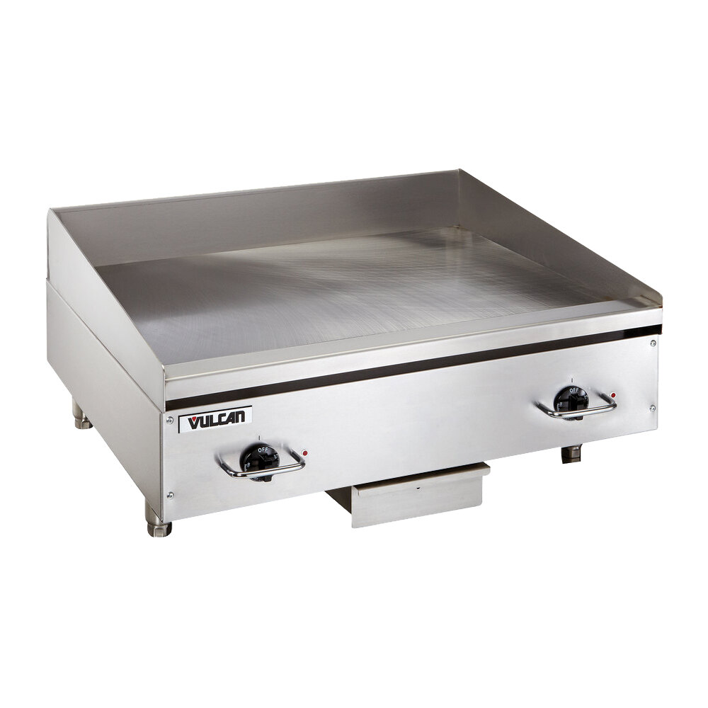 Vulcan RRE24E 24" Electric Countertop Griddle with Rapid Recovery Plate ...