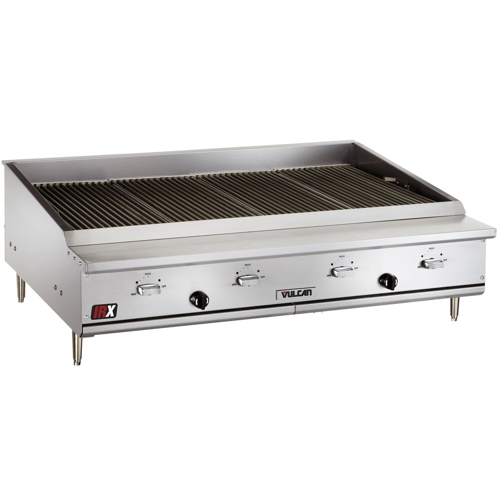 Vulcan VTEC48-1 Natural Gas 48" Infrared Charbroiler - 88,000 BTU