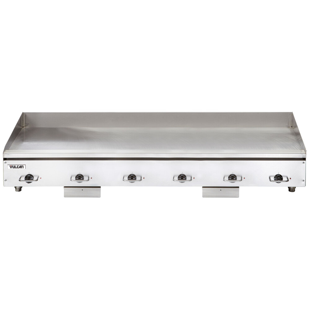 Vulcan HEG72E 72" Electric Countertop Griddle with Snap-Action ...