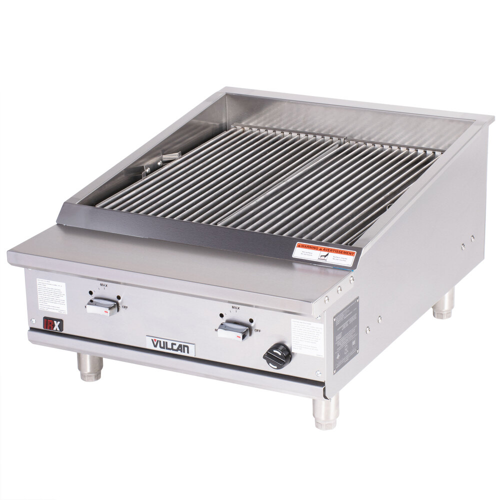 Vulcan VTEC25-2 Liquid Propane 25" Infrared Charbroiler - 44,000 BTU