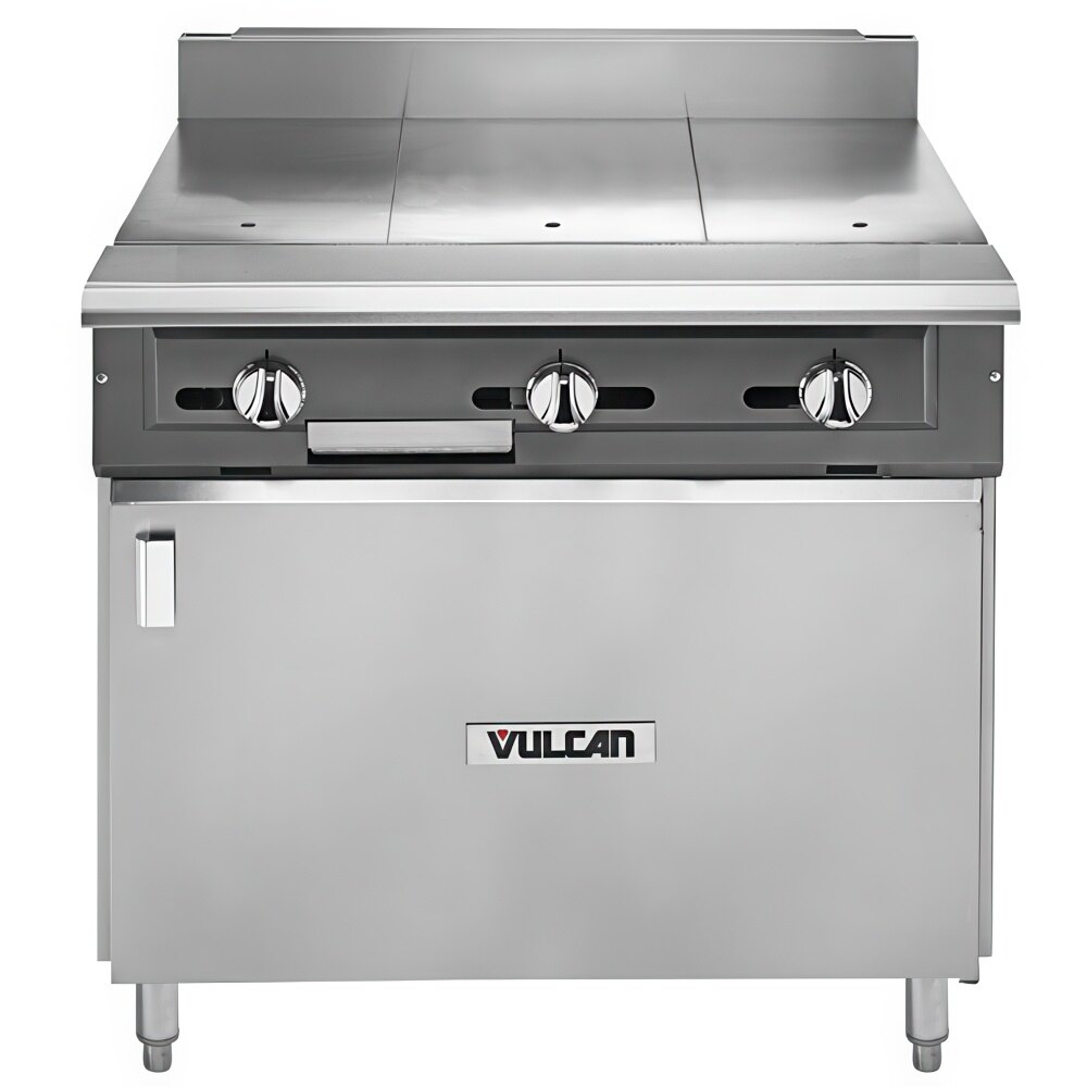 Vulcan V336HB-LP V Series Liquid Propane 3 Burner Heavy-Duty Range with ...