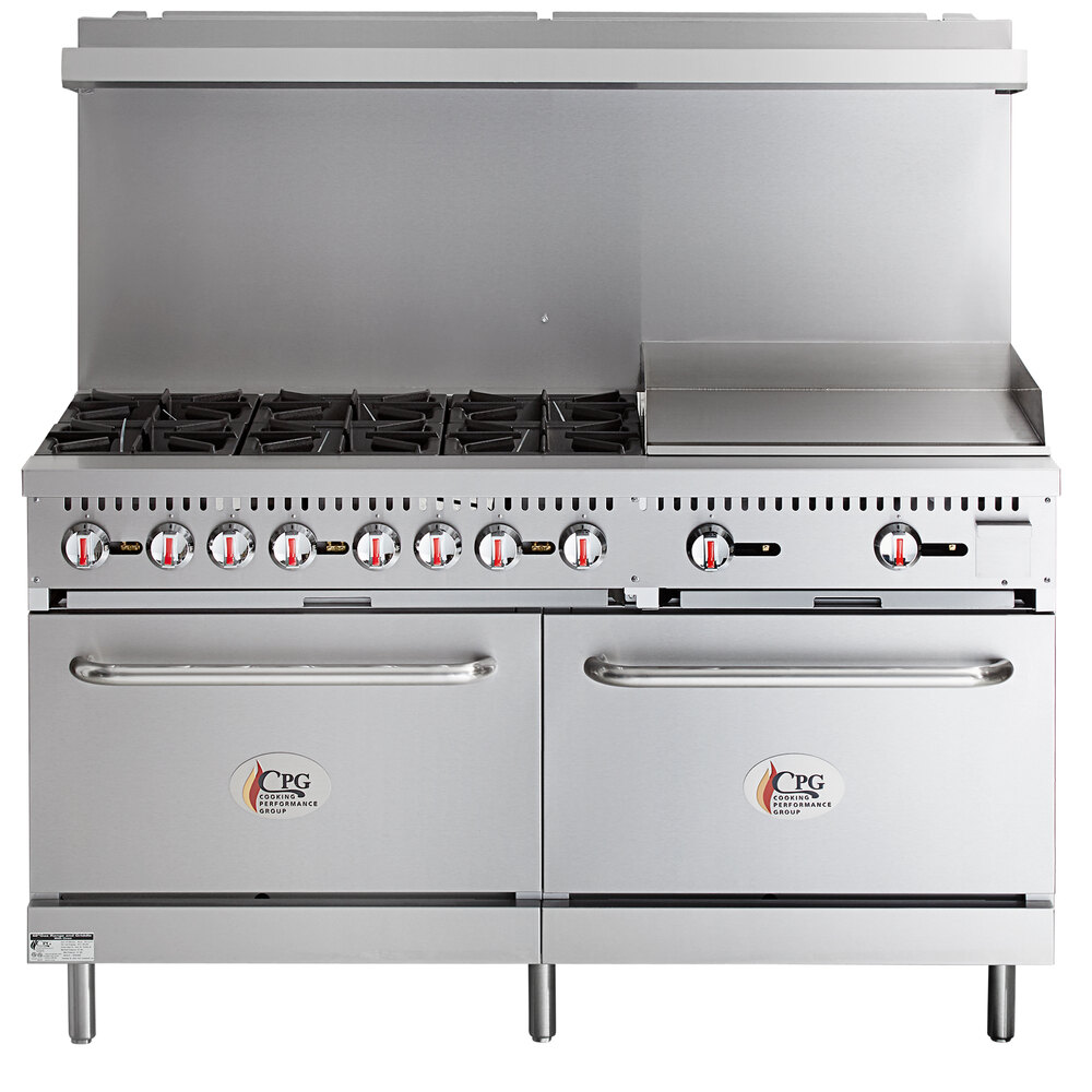 Cooking Performance Group S60-G24-N Natural Gas 6 Burner 60" Range with ...