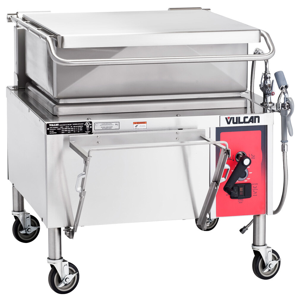 Vulcan VG30-LP Liquid Propane 30 Gallon Manual Tilt Braising Pan / Tilt ...