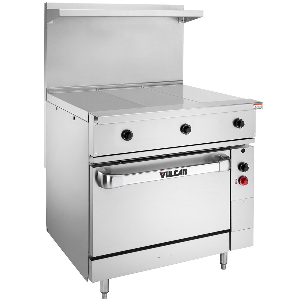 Vulcan EV36S-3HT480 Endurance Series 36" Electric Range with 3 Hot Tops ...