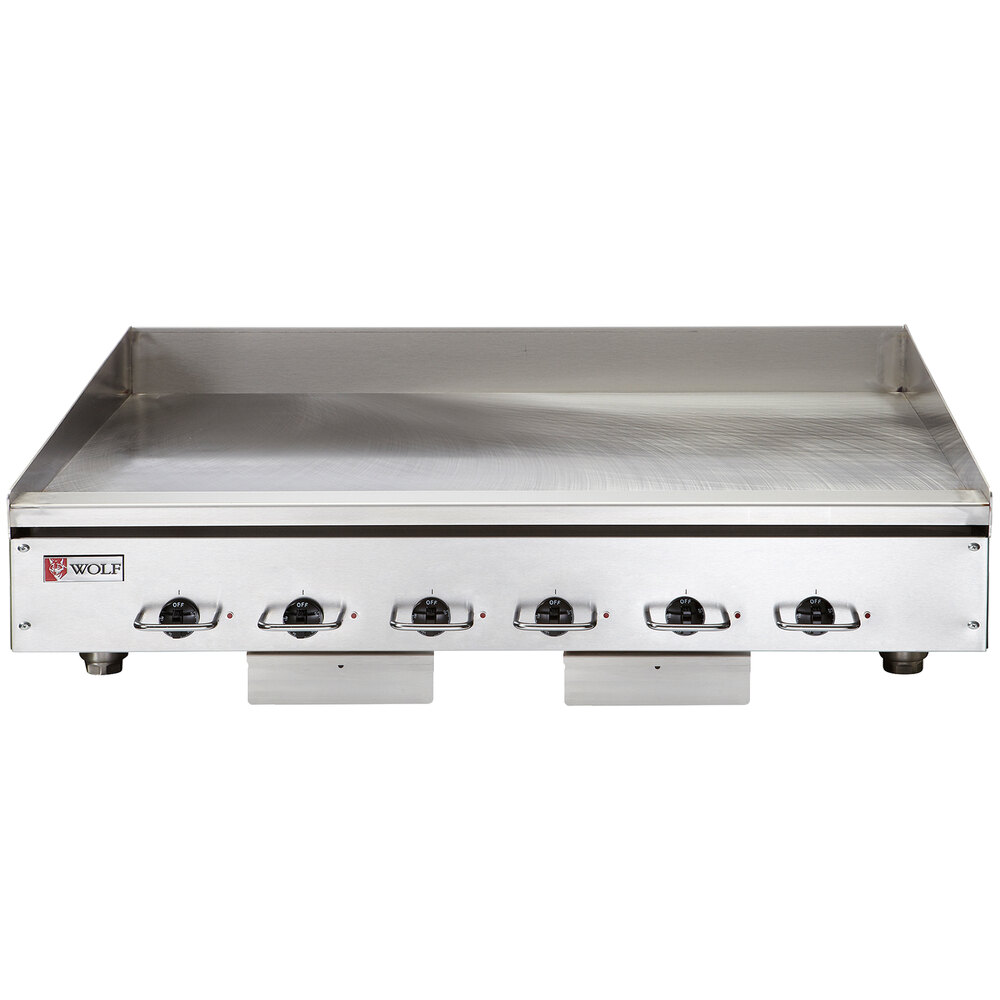 Wolf by Vulcan WEG72E-480/3 72" Electric Countertop Griddle with ...