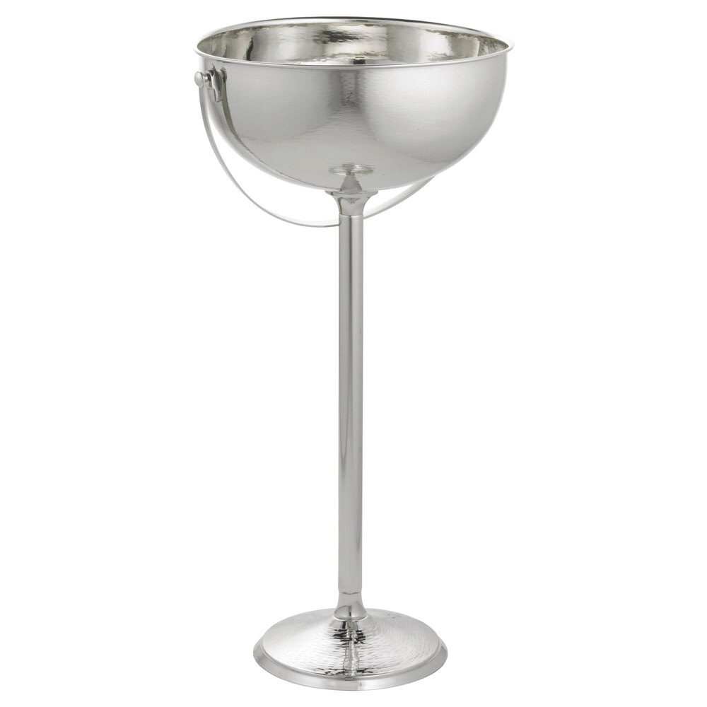 TableCraft RS2132 Remington Round Beverage Stand with Handle - 16" x 32"