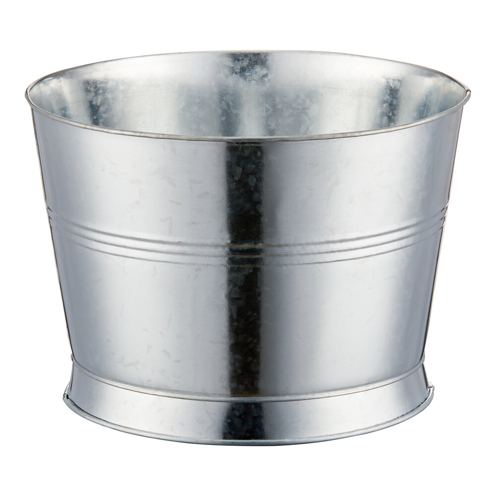Round Metal Display / Drink Bucket: WebstaurantStore