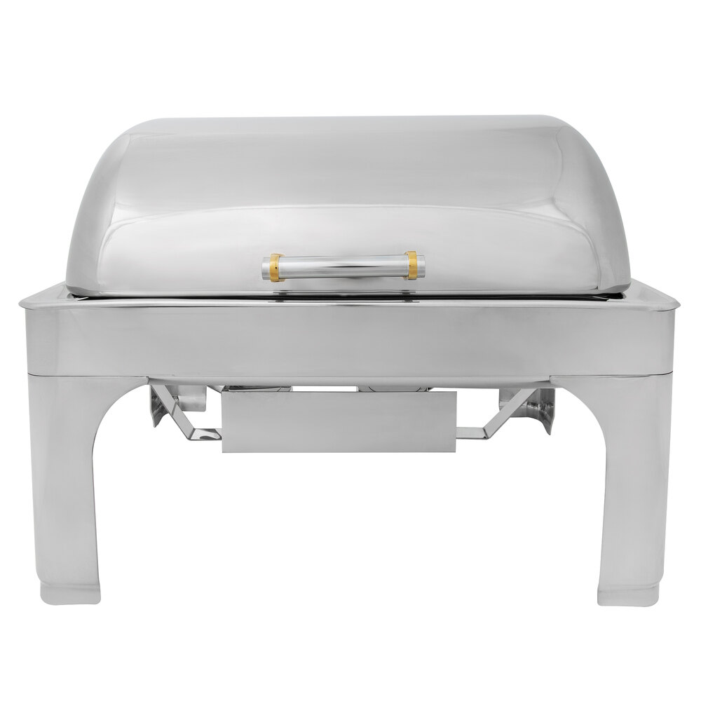 Vollrath 46255 9 Qt. New York, New York Retractable Dripless Chafer ...