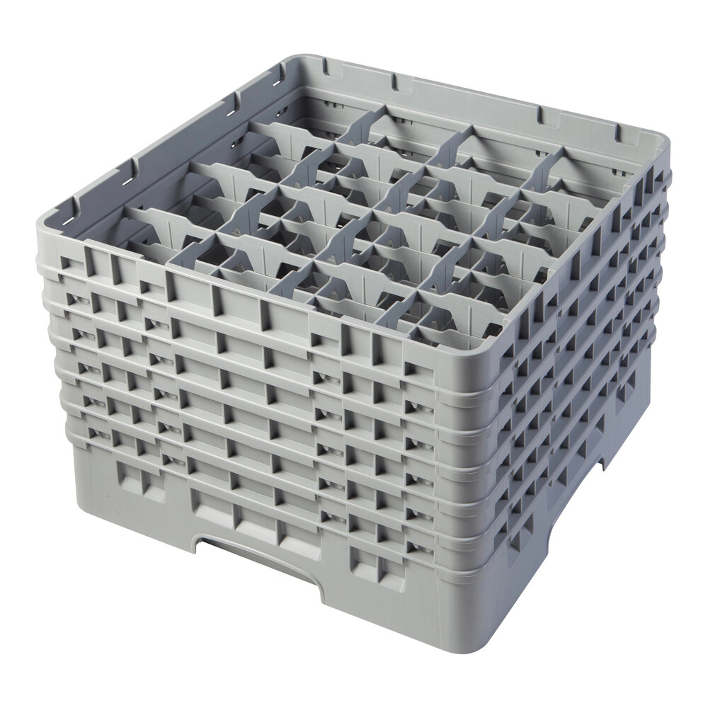 Cambro 16S1114151 Camrack 11 3/4" High Customizable Soft Gray 16 ...