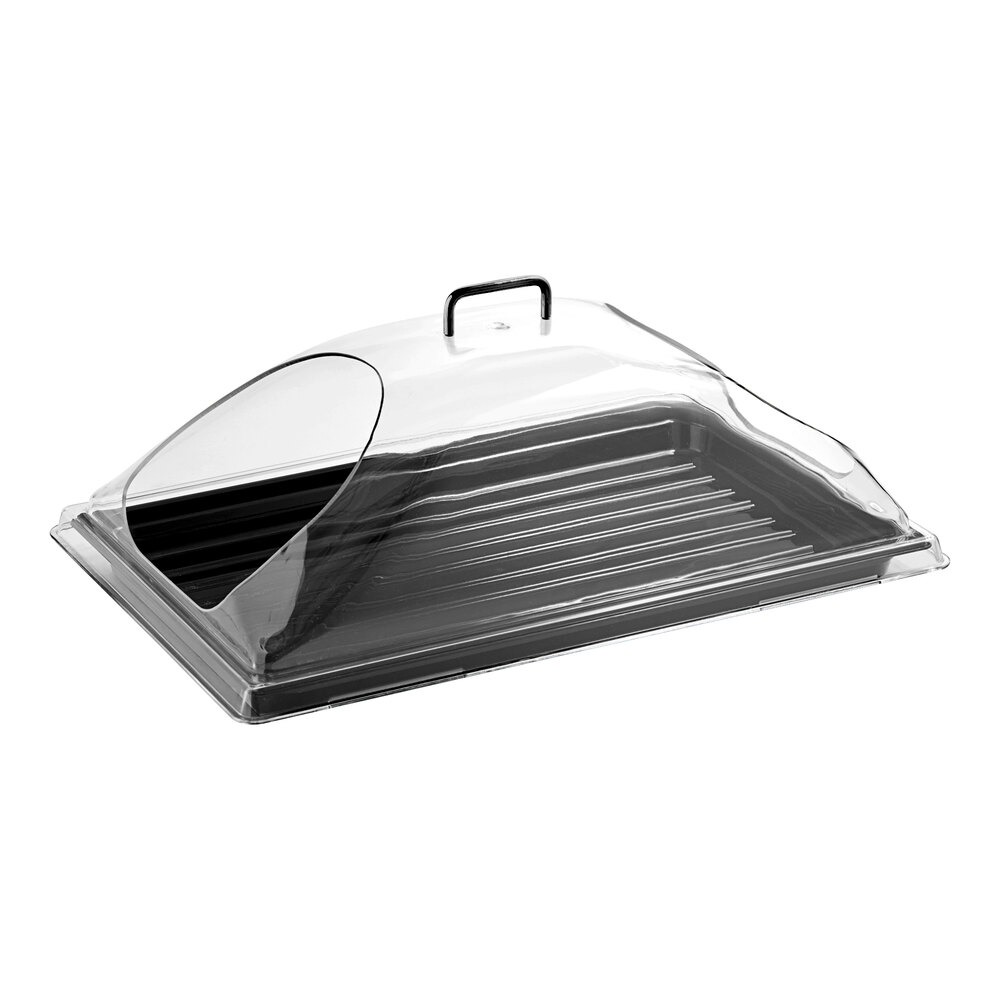 Cambro Sample and Display Tray Kit with Black Polycarbonate Tray and ...