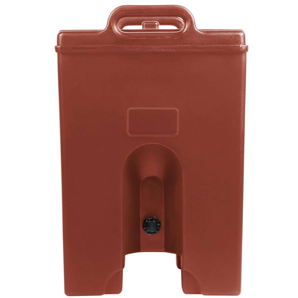 Cambro 500LCDPL402 Camtainer® 4.75 Gallon Brick Red Insulated Soup Carrier