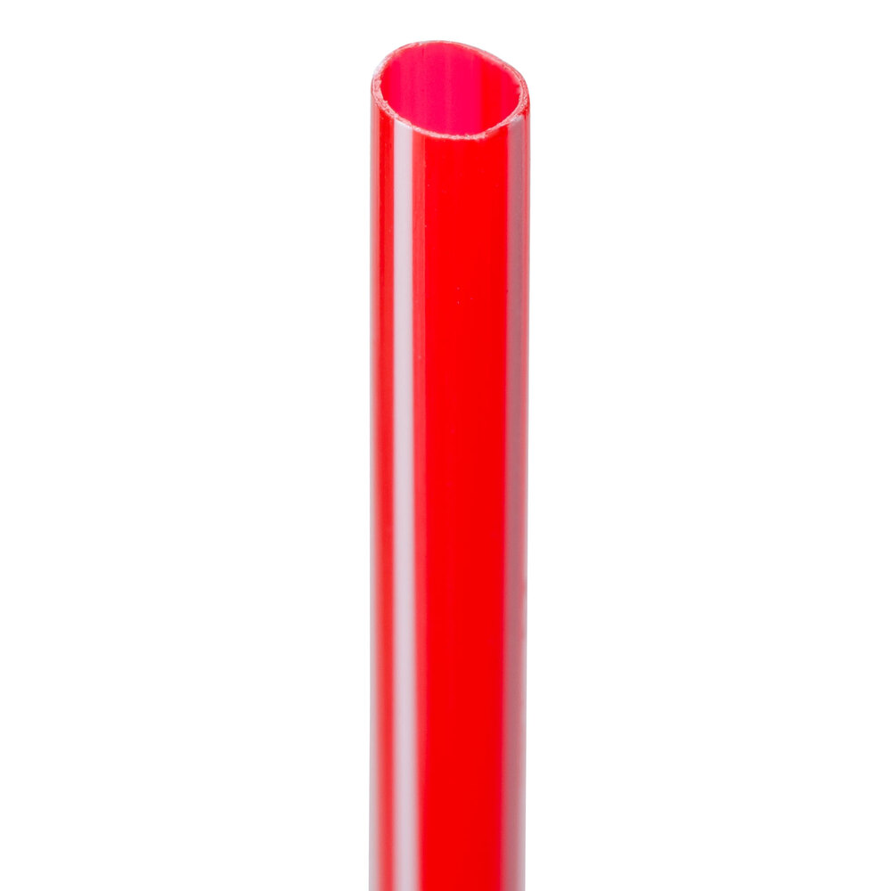 Choice 5" Red and White Unwrapped Coffee Stirrer - 10,000/Case