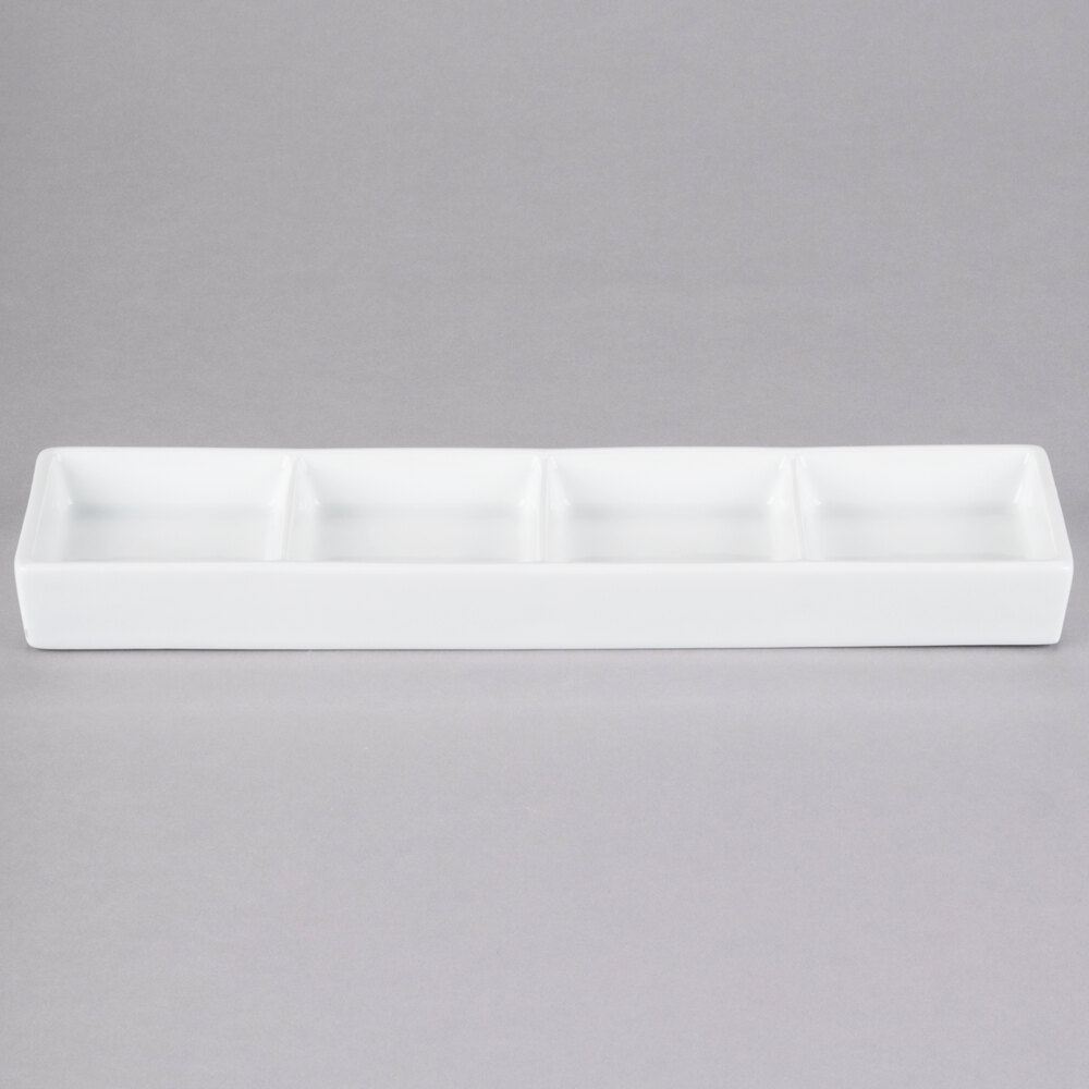 Libbey BW-4444 Chef's Selection II 10 5/8" x 3 1/4" Ultra Bright White ...