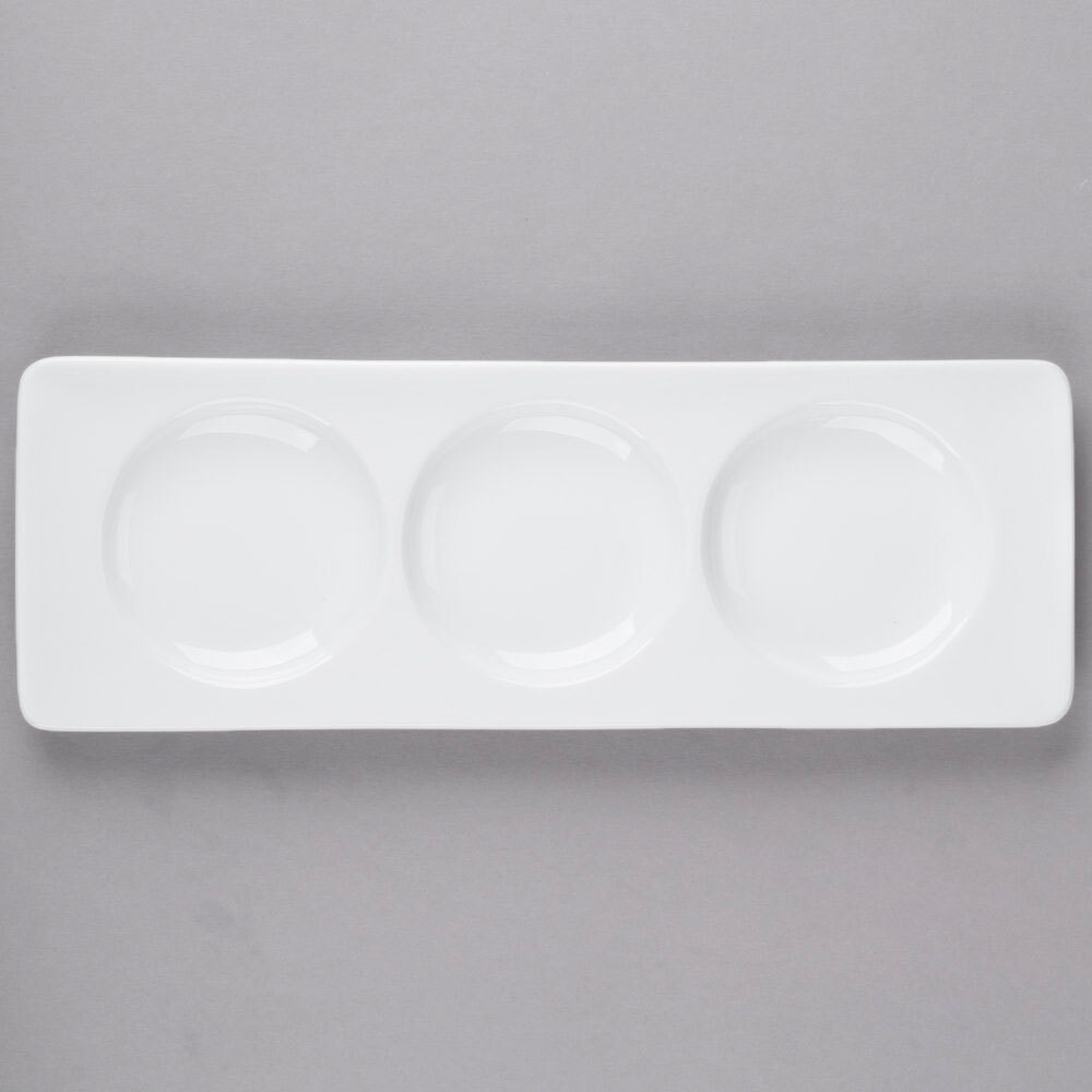 Libbey BW-3333 Chef's Selection II 13" x 4 5/8" Ultra Bright White ...