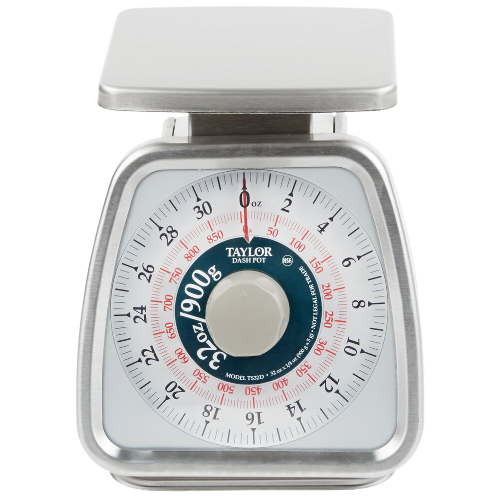 Taylor TS32D 32 oz. Mechanical Portion Control Scale with Dashpot