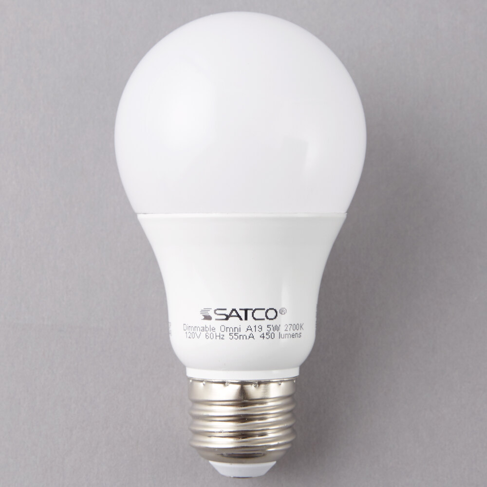 Satco S29830 6 Watt (40 Watt Equivalent) Frosted Warm White Multi ...
