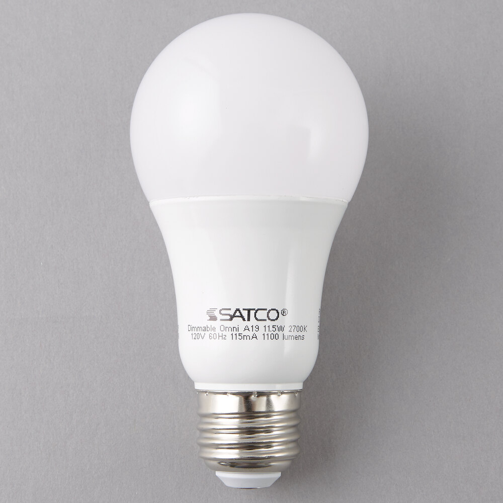 Satco S29810 11 Watt (75 Watt Equivalent) Frosted Warm White Multi ...