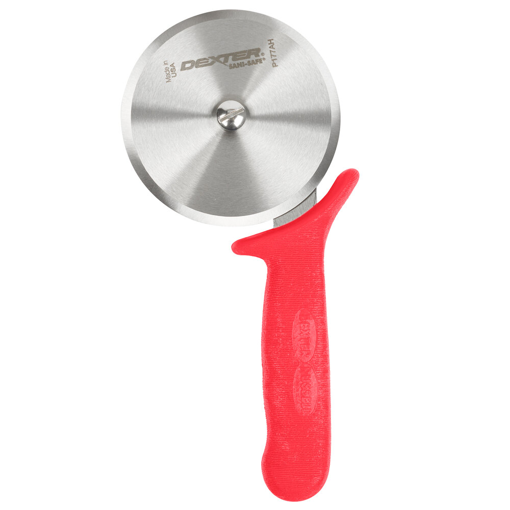 Dexter-Russell 18023R 4" Sani-Safe Red Handle Pizza Cutter