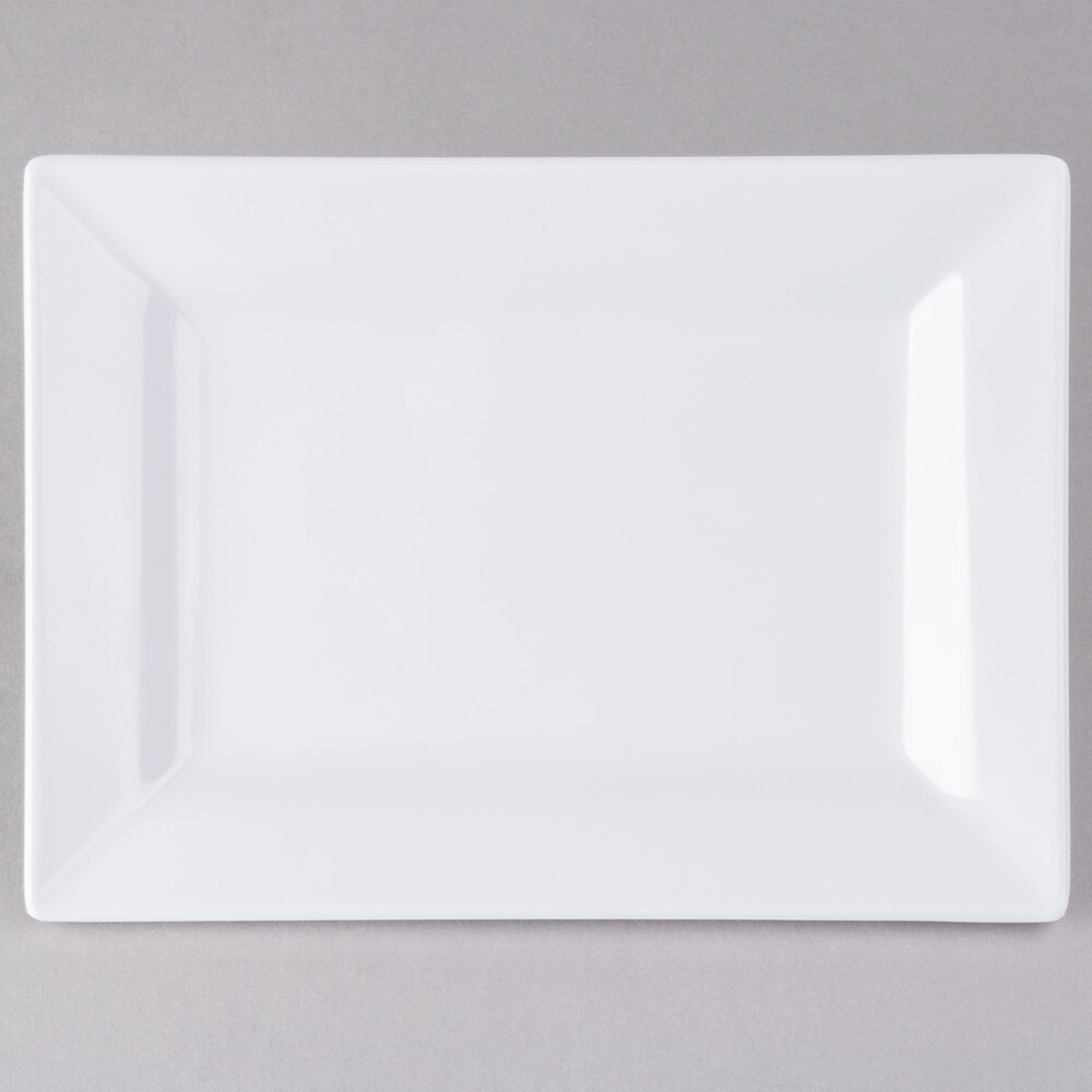 Elite Global Solutions D557RC Vogue 7" x 5 1/2" White Rectangular ...