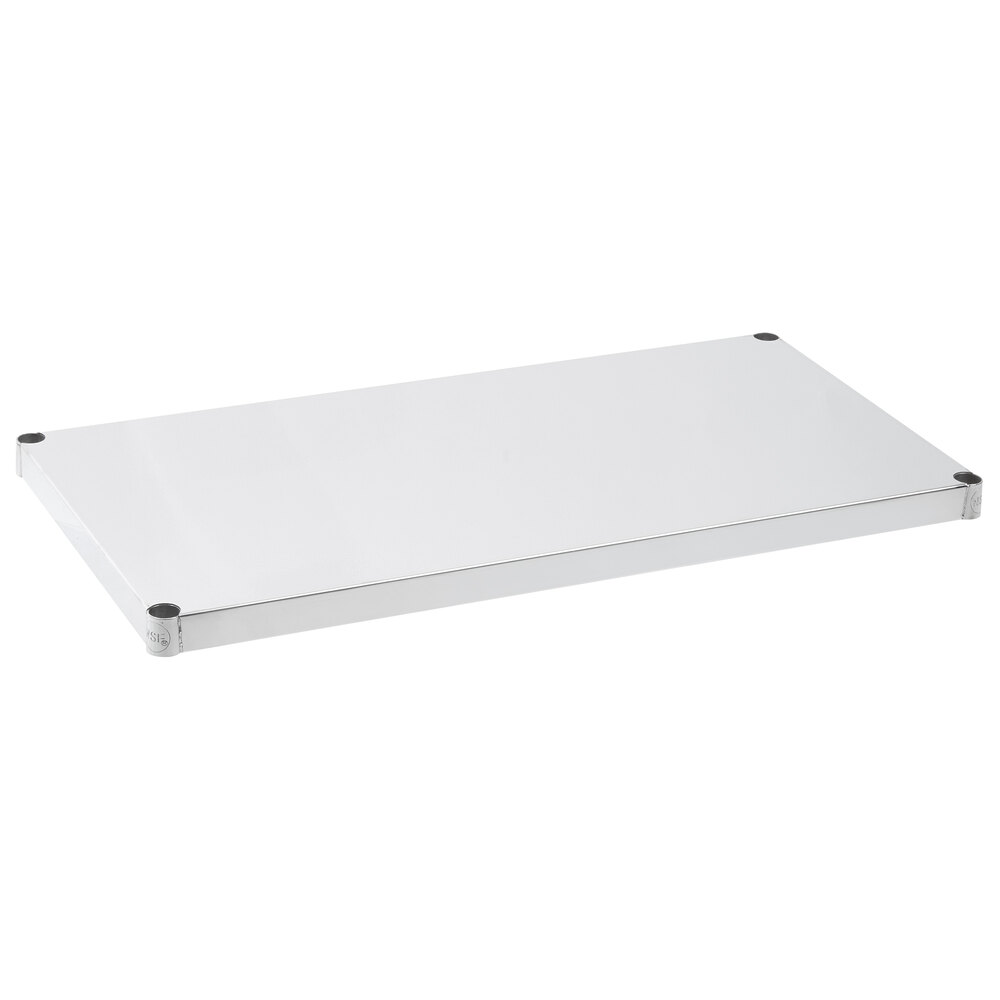 Regency 18" x 36" NSF Stainless Steel Solid Shelf