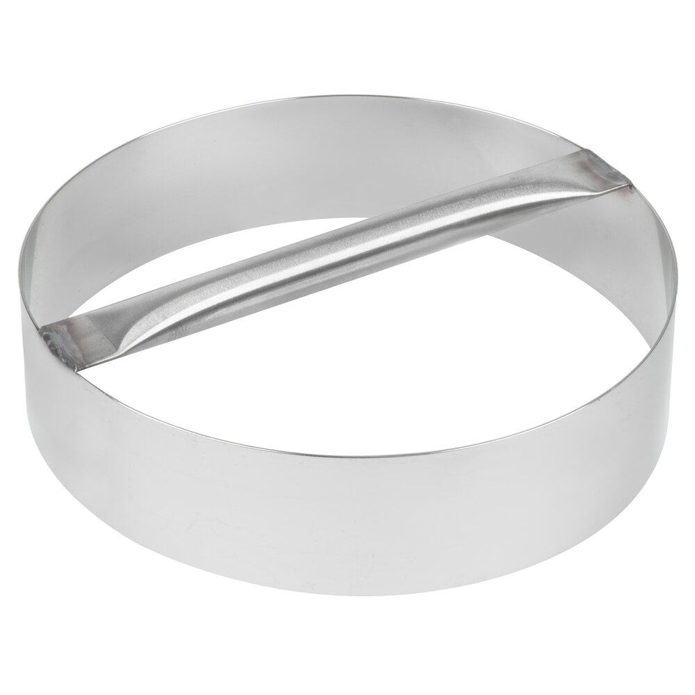 American Metalcraft RDC12 12" x 3" Stainless Steel Dough Cutting Ring
