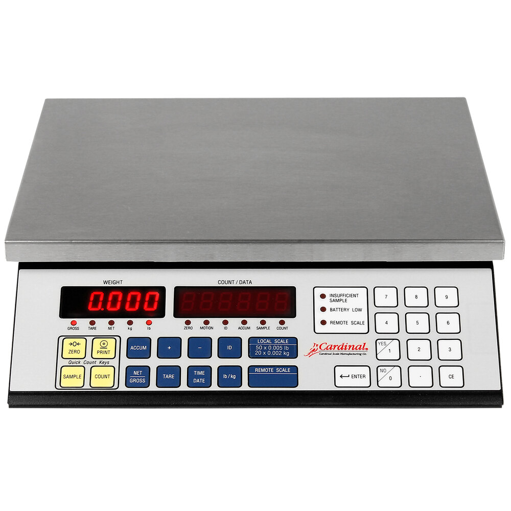 Cardinal Detecto 2240-5 5 lb. High Resolution Digital Counting Scale
