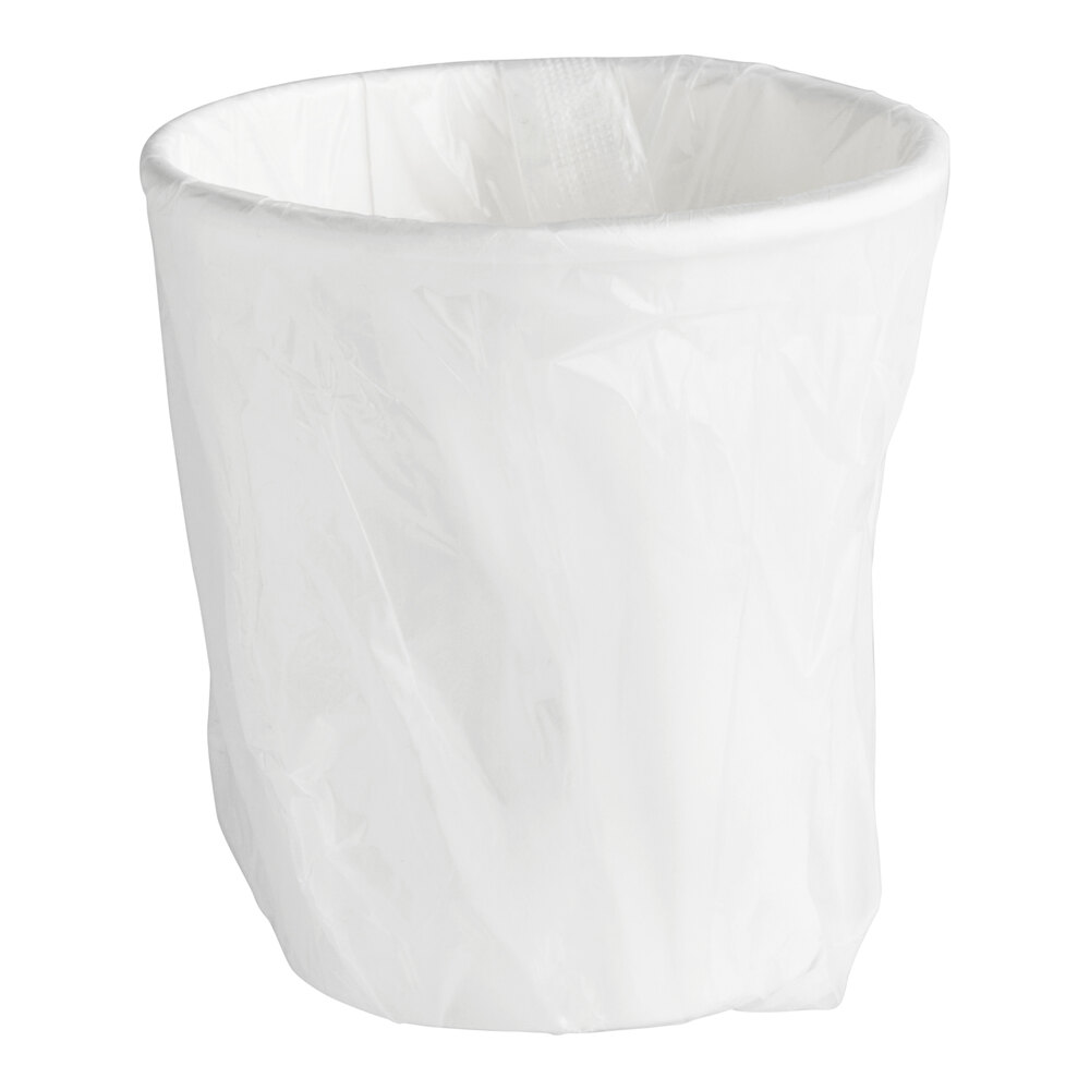Lavex 10 oz. White Individually Wrapped Paper Hot Cup - 480/Case