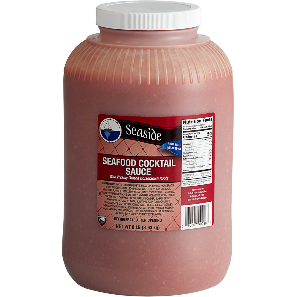 Tulkoff 8 lb. Seaside Cocktail Sauce - 4/Case