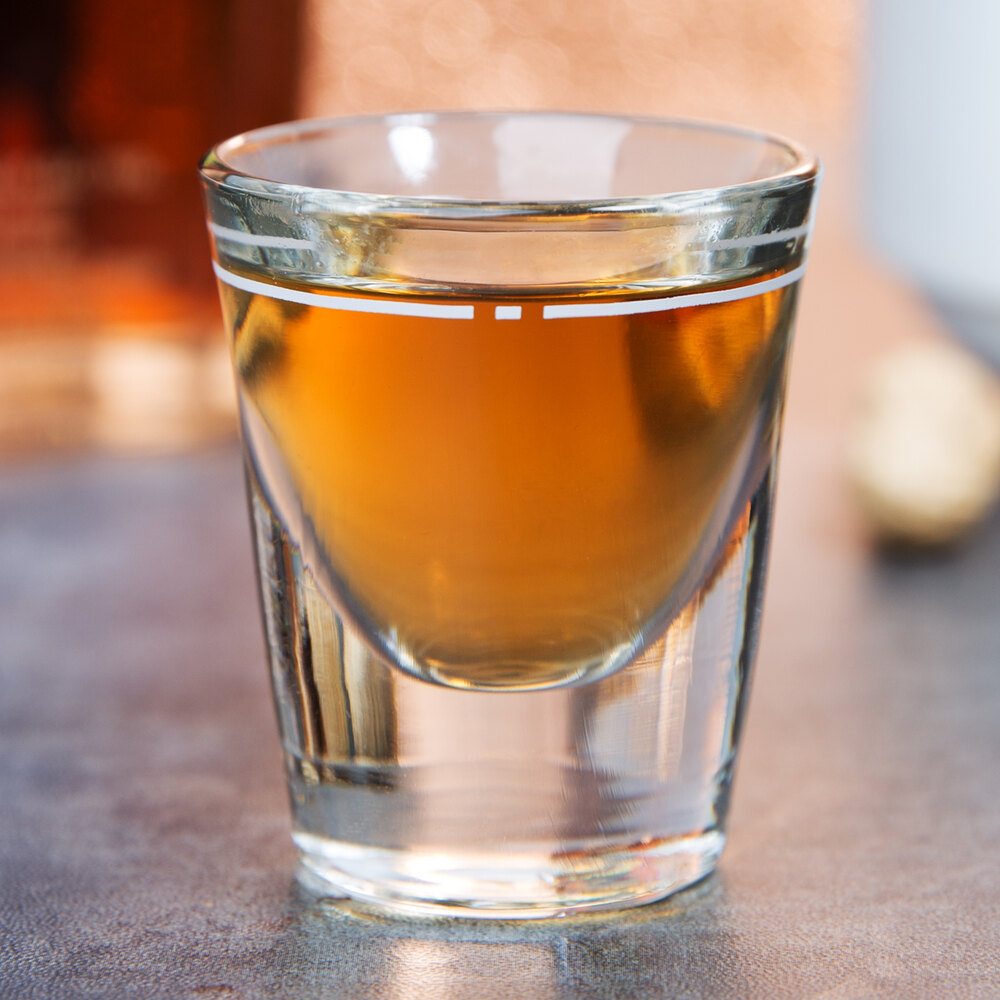 Libbey 5122 S0709 1 Oz Whiskey Shot Glass With 625 Oz Cap Line