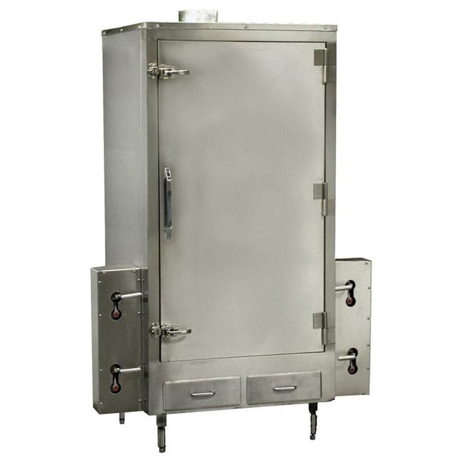 Town PR-36-R Natural Gas Pig Roaster with Right Door Hinges - 225,000 BTU