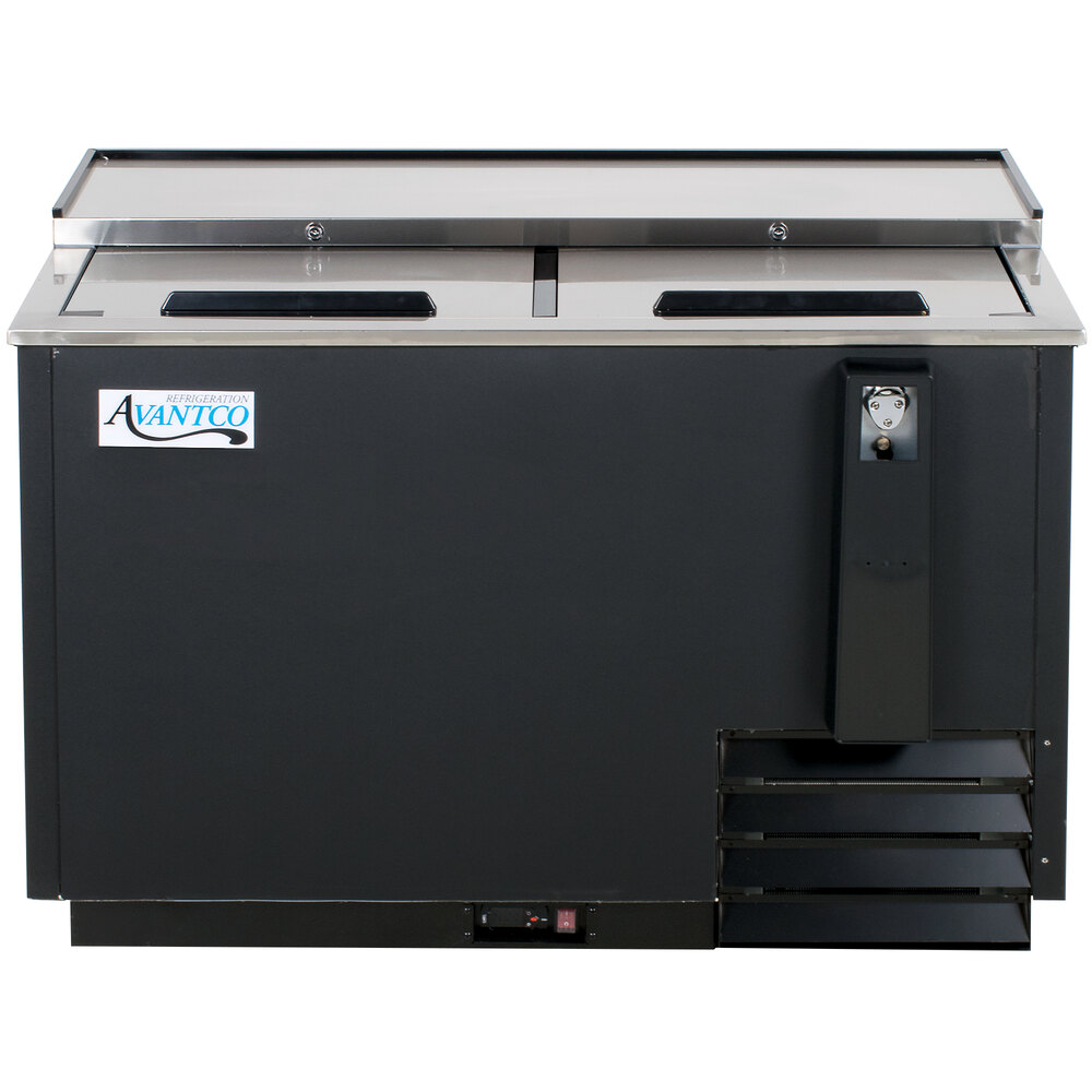Avantco Refrigeration Avantco HBB-50-HC 50" Black Horizontal Bottle Cooler