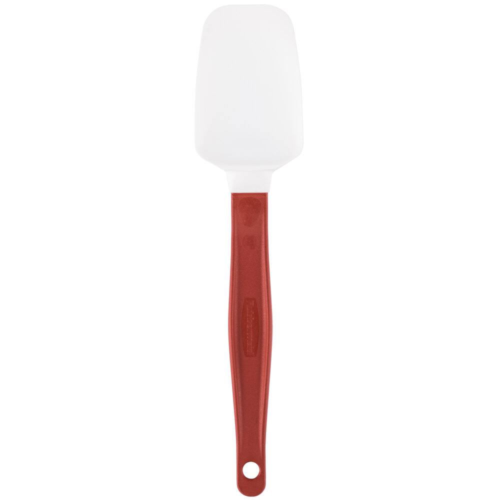 Rubbermaid FG196600RED 9 1/2" Red High Temperature Silicone Spoonula