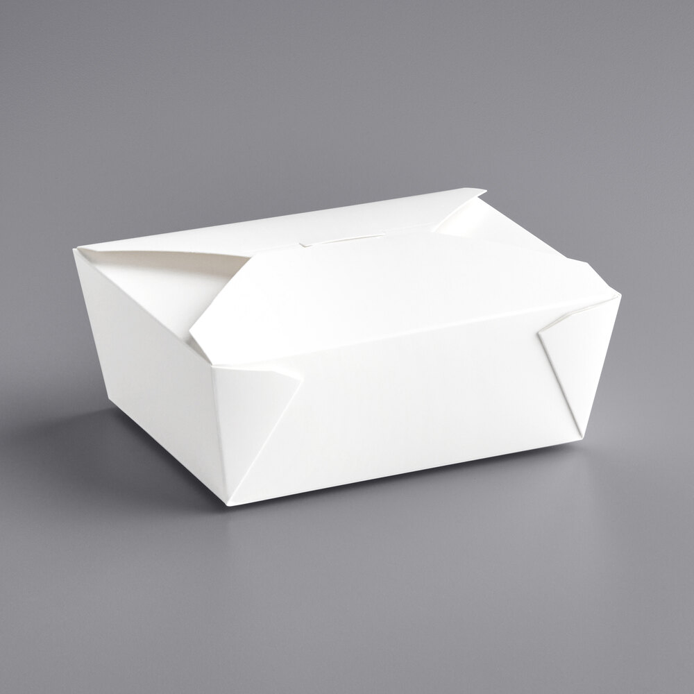 Bulk Paper Take Out Boxes (Microwavable) - 300/Case