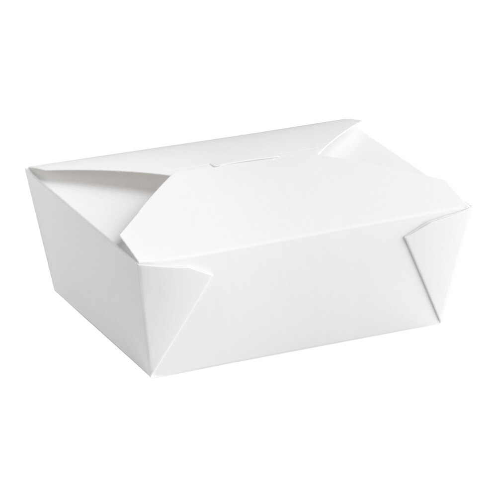 Bulk Paper Take Out Boxes (Microwavable) - 300/Case