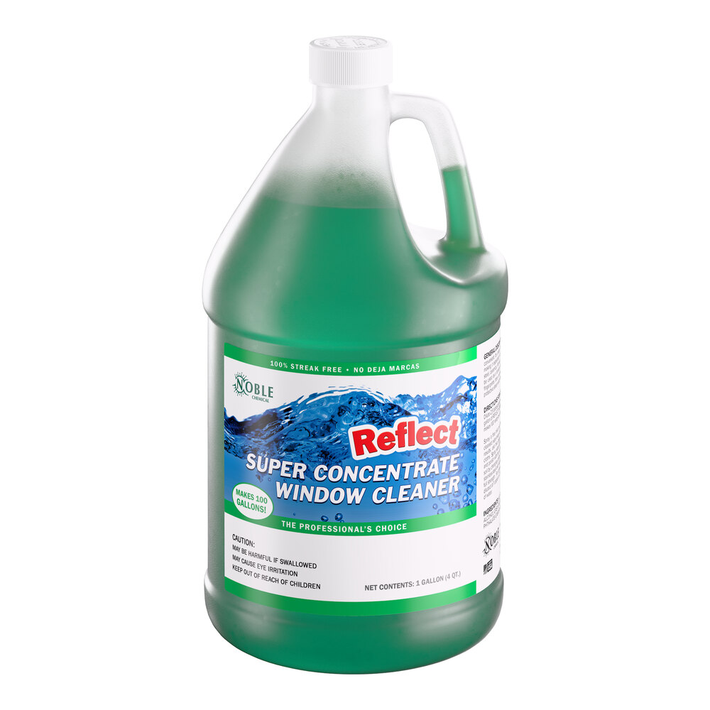 Noble Chemical 1 gallon / 128 oz. Reflect Super Concentrated Glass ...