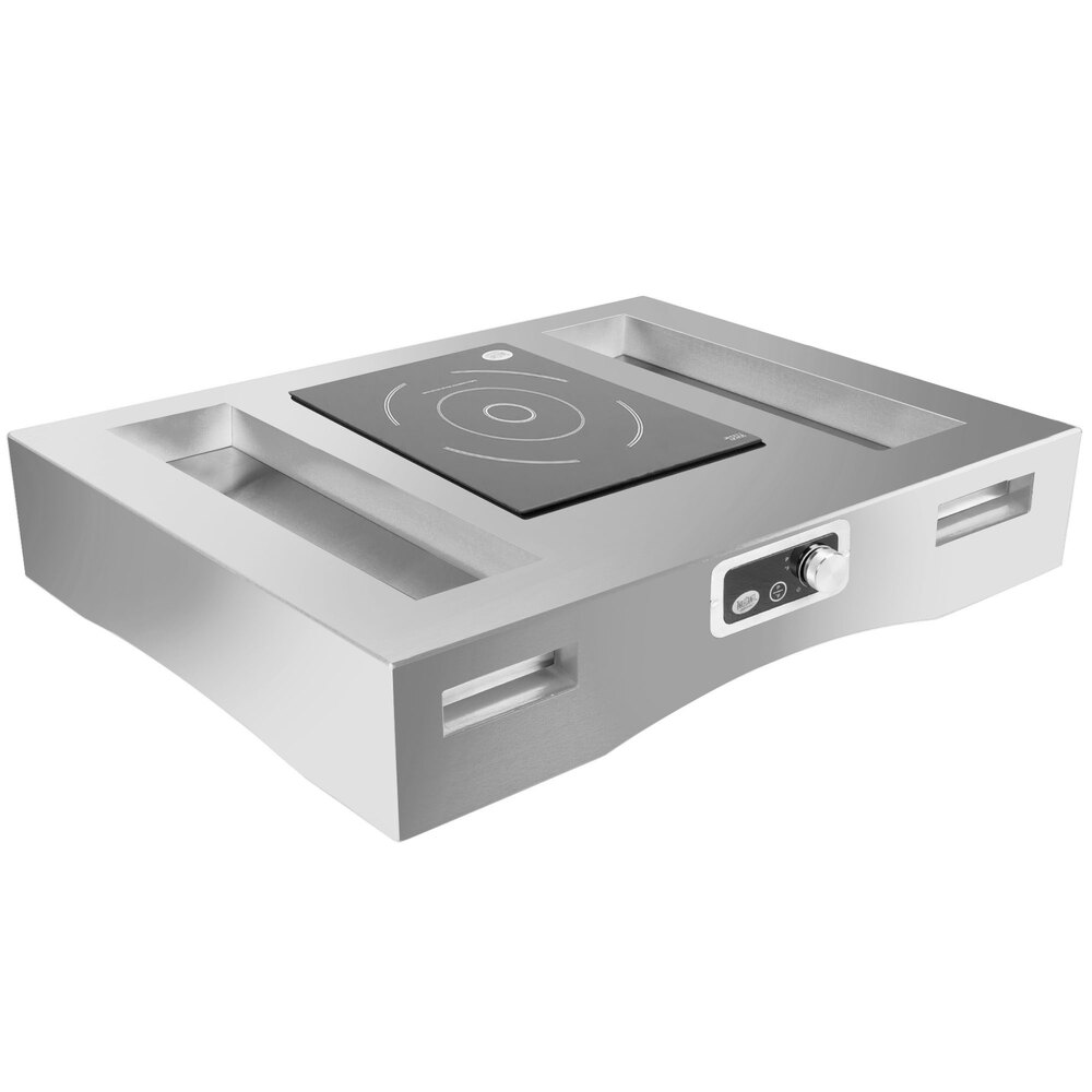 TableCraft CWACTION1TCL 31 1/4" x 25 1/4" x 5 3/4" Clear Brushed ...