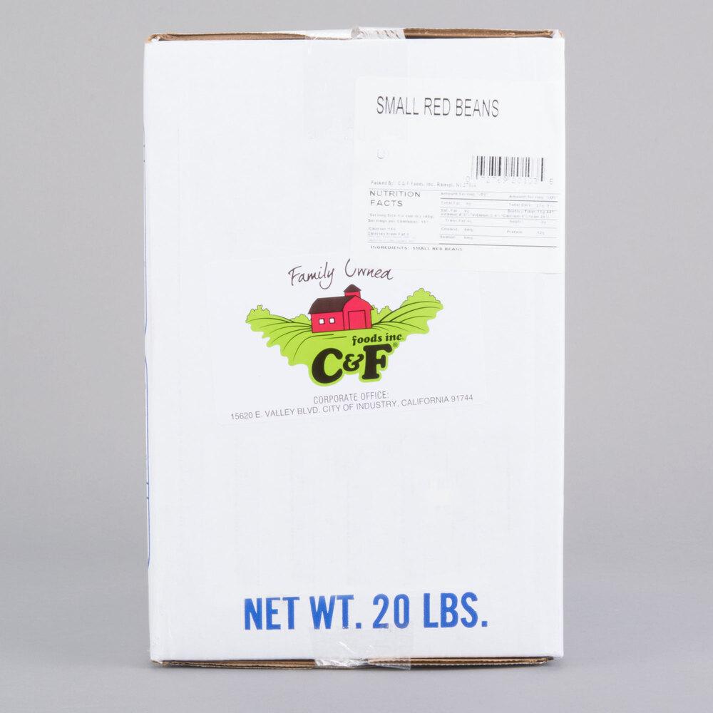 Dried Small Red Beans - 20 lb.