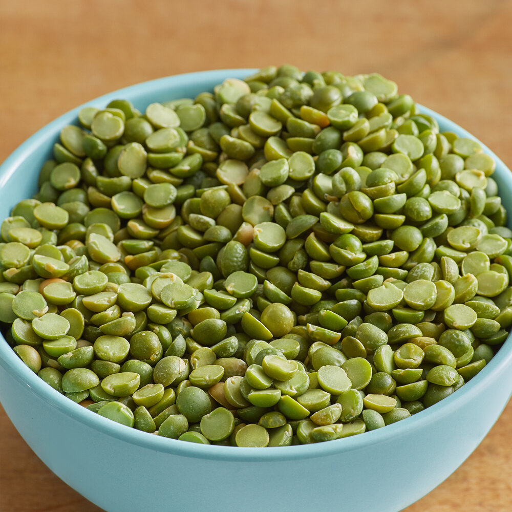 Organic Dried Green Split Peas 25 Lb 