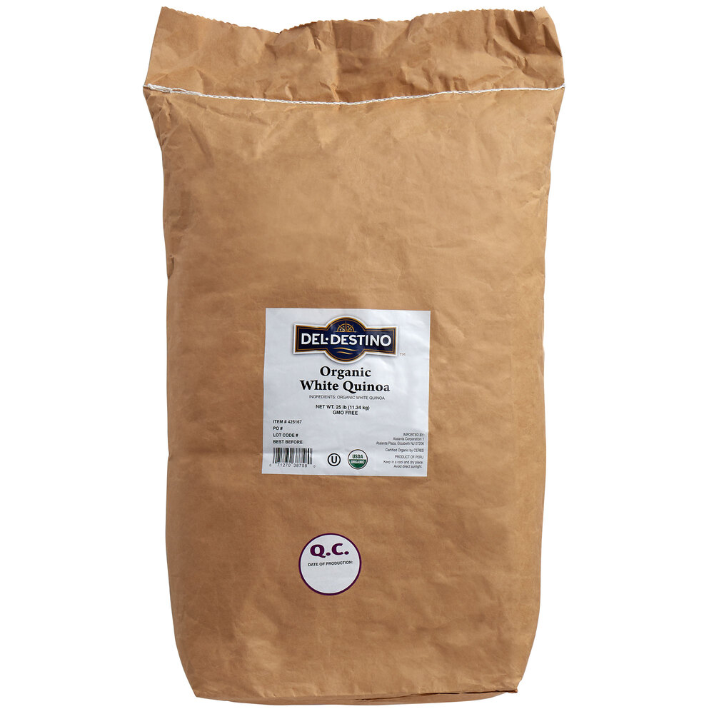 Organic White Quinoa (25 lb.): In Bulk & Wholesale