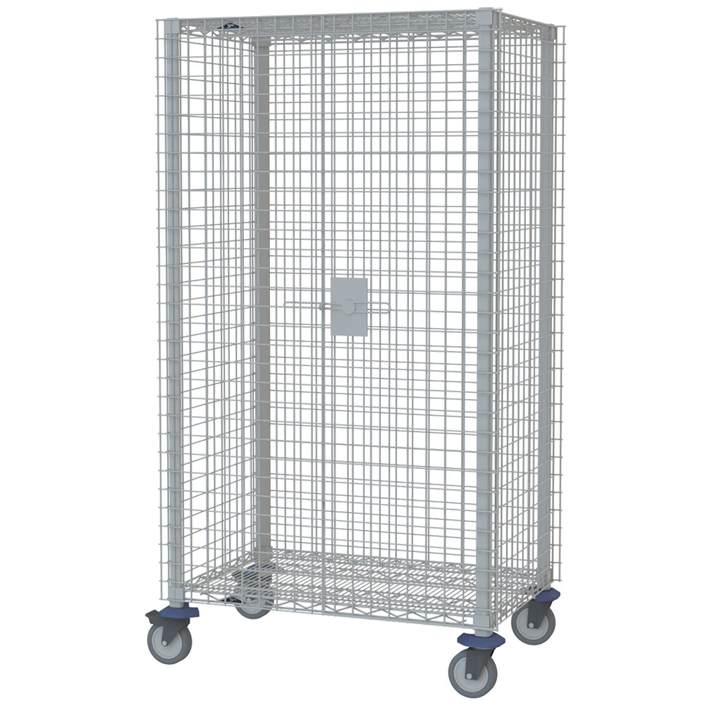 Metro MQSEC56VE 28" x 65" x 68" MetroMax Q Stem Caster Mobile Security Unit