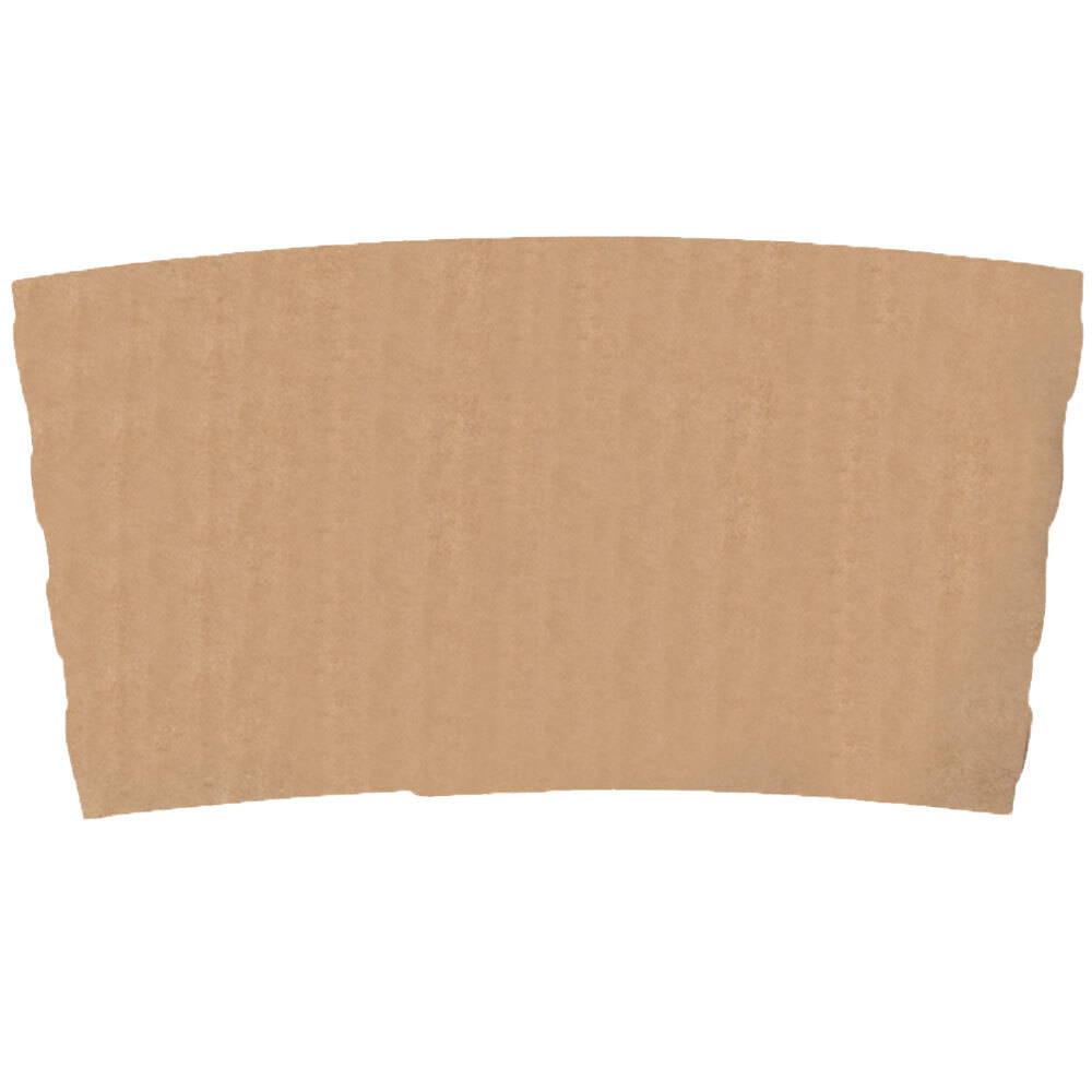 EcoChoice 10-24 oz. Kraft Coffee Cup Sleeve / Jacket / Clutch - 50/Pack